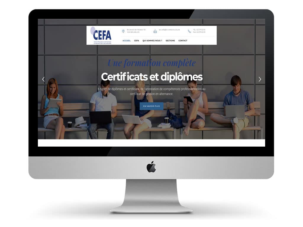 CEFA de Bruxelles - Step2Web